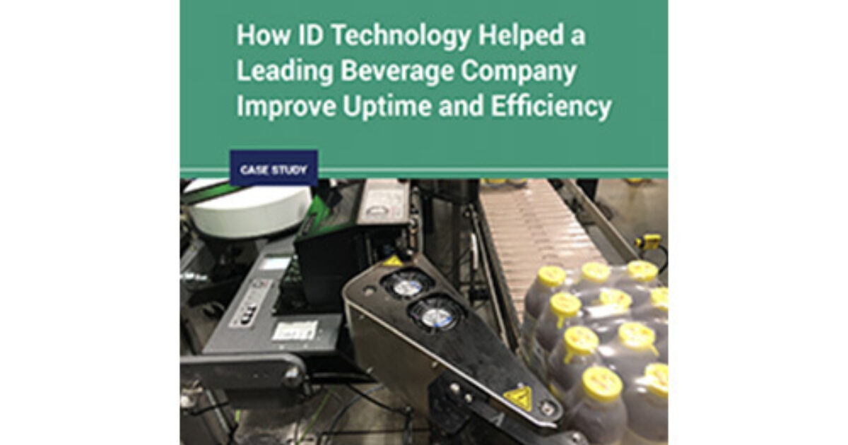 Beverage Company Partners with ID Technology for Labeling Solutions | ID Technology